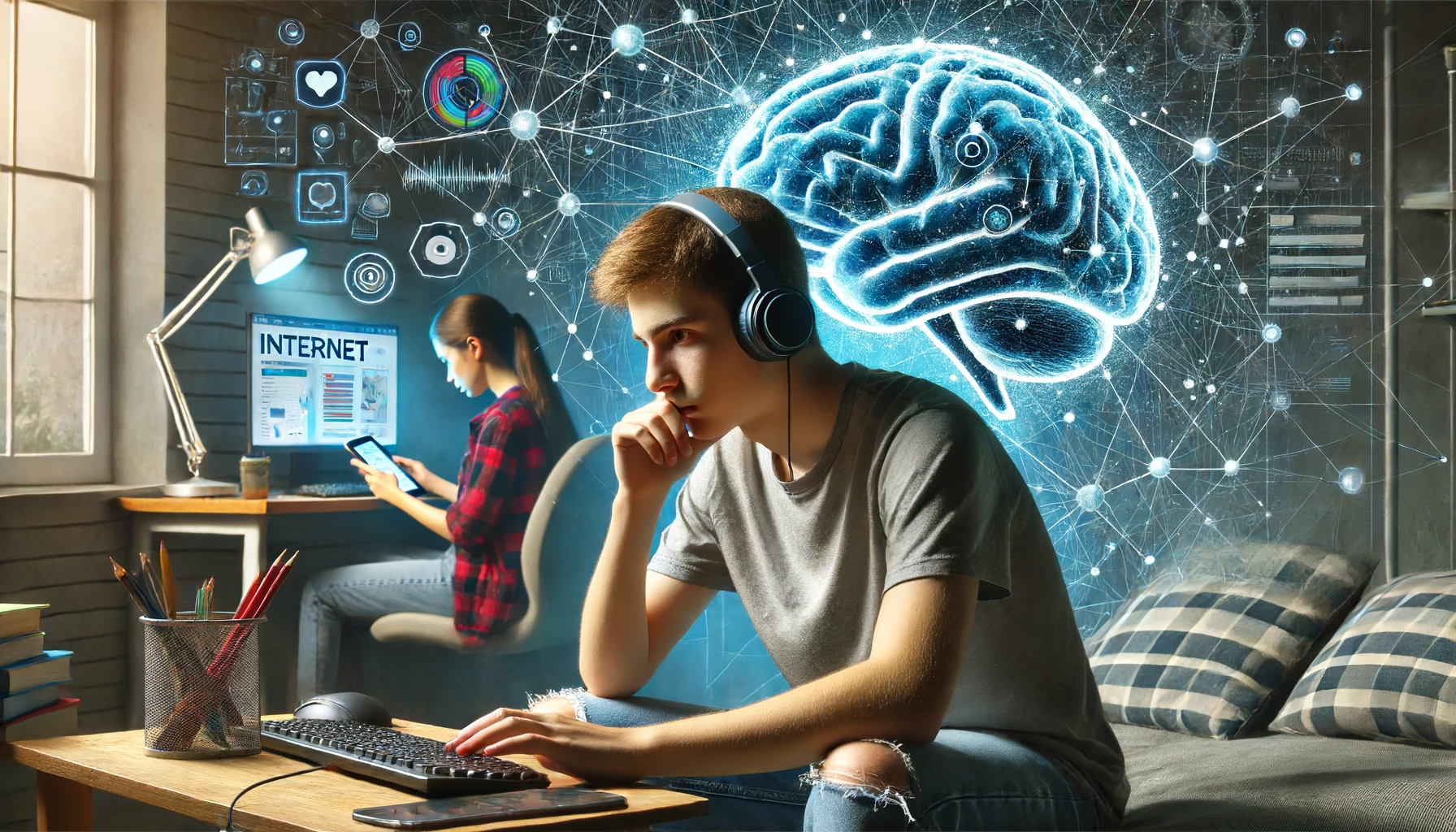 Adicción a Internet: Impacto en el Cerebro Adolescente - Enmente®